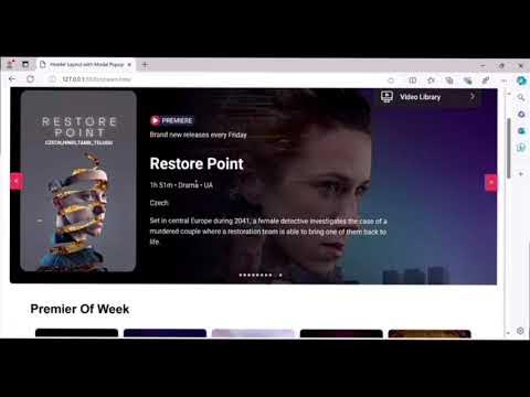 Bookmyshow website using html css and js || Bookmyshow clone project - YouTube