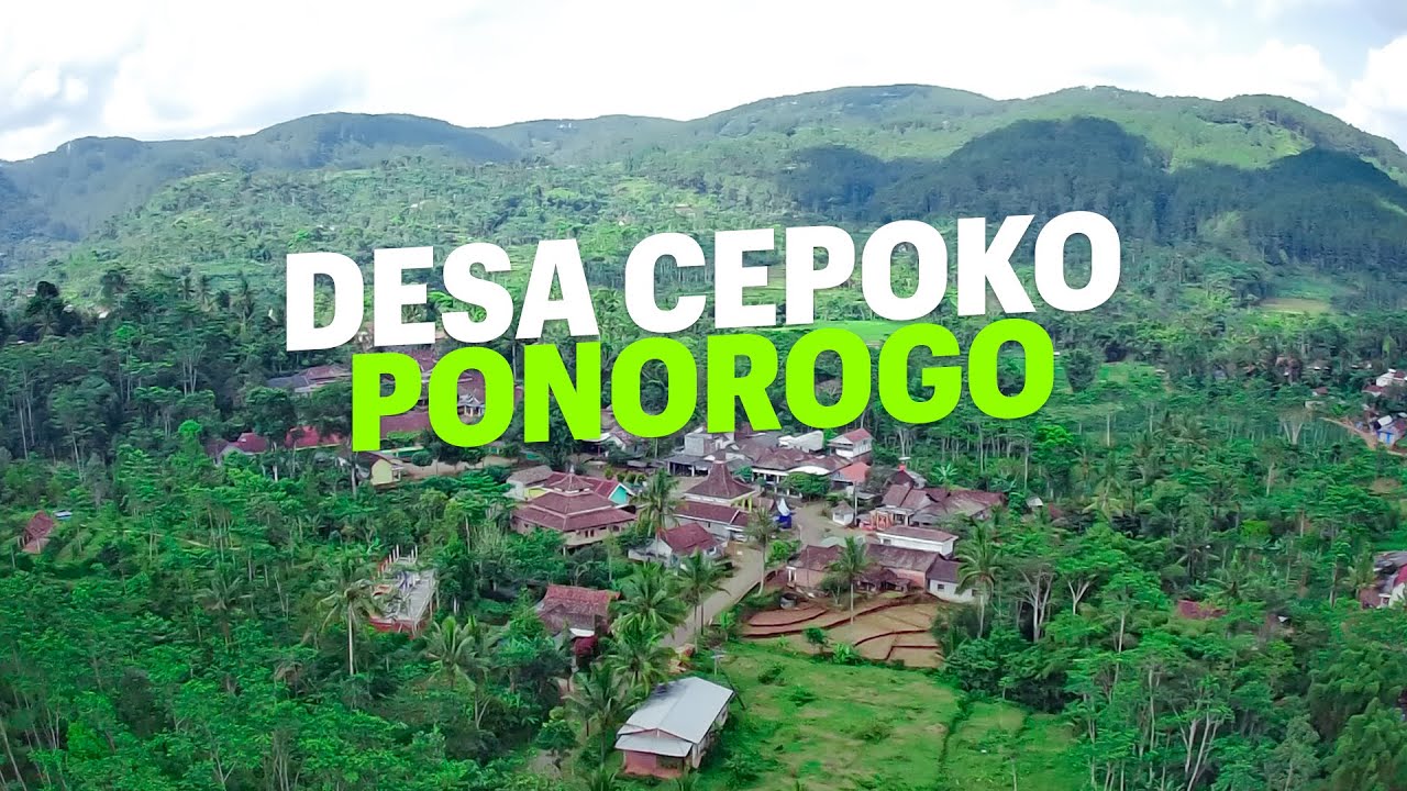 keindahan desa cepoko ponorogo dari atas awan || Daily Drone by Atas ...