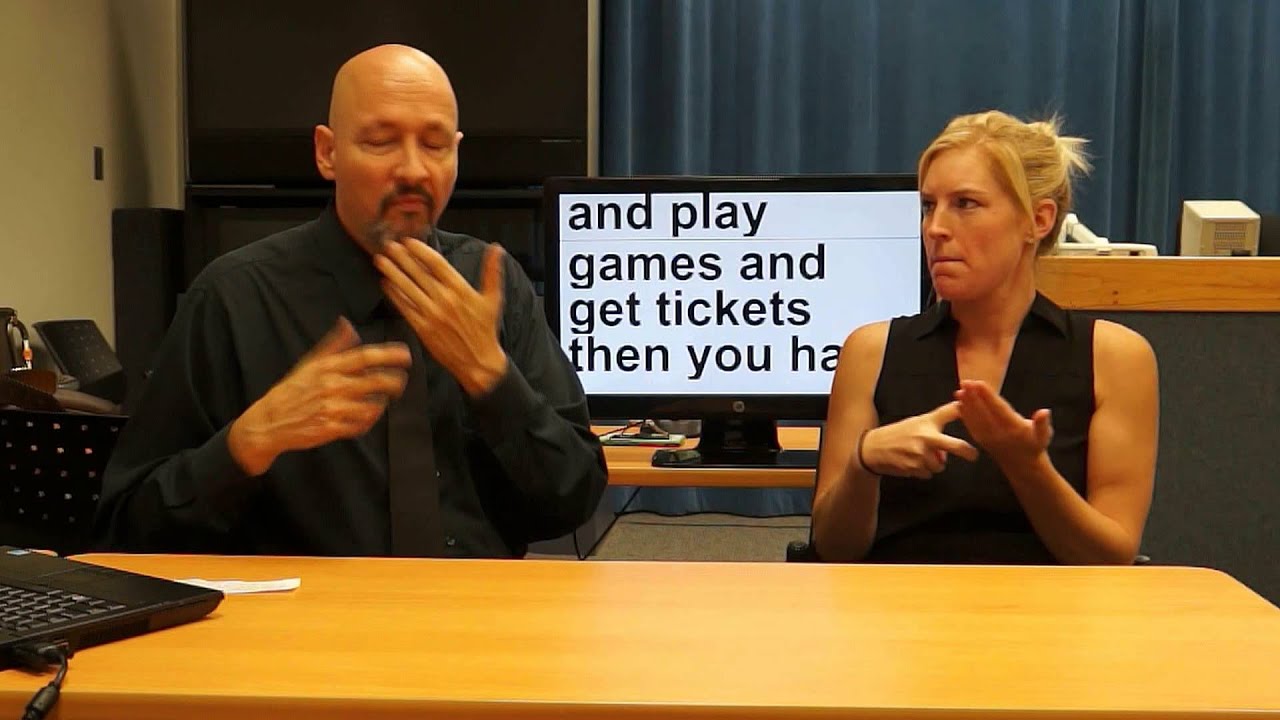 Customer Service Signing 02 American Sign Language (ASL) (Sarah) - YouTube