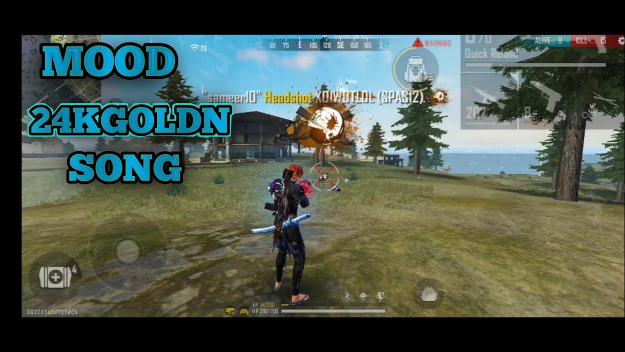 RUOK FF GAMEPLAY 🤣 ll 24KGOLDN SONG - YouTube