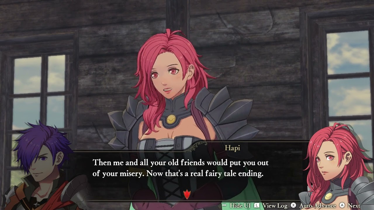 Fire Emblem Warriors Three Hopes - Hapi A Support Conversation - YouTube