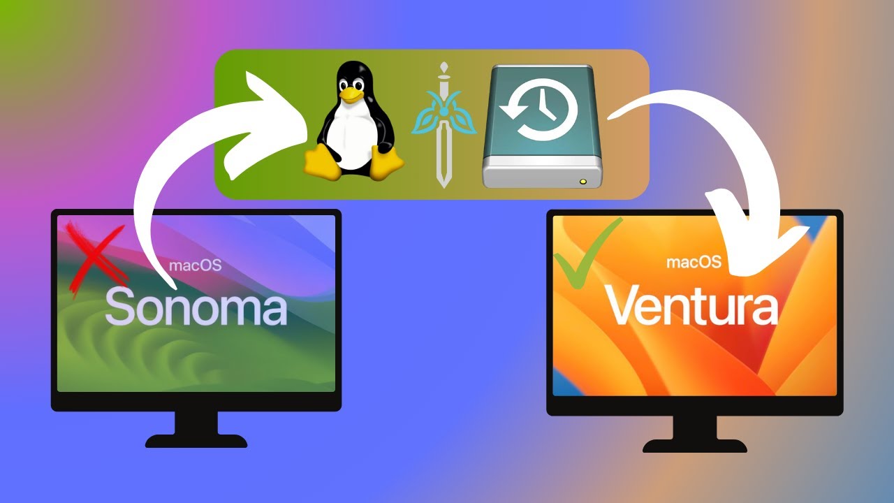 Restore macOS using Time Machine - the OpenCore Linux method - YouTube
