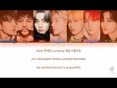 📌Enhypen - SHOUT OUT ||color coded 📌(lyrics) #shoutout #enhypen #colorcodedlyrics #fyppp #fypシ ...