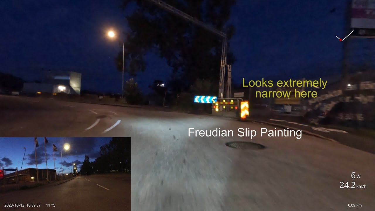 A Very Narrow Cycle Path - YouTube