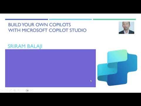 1. Build your own Copilots with Copilot Studio Introduction - YouTube