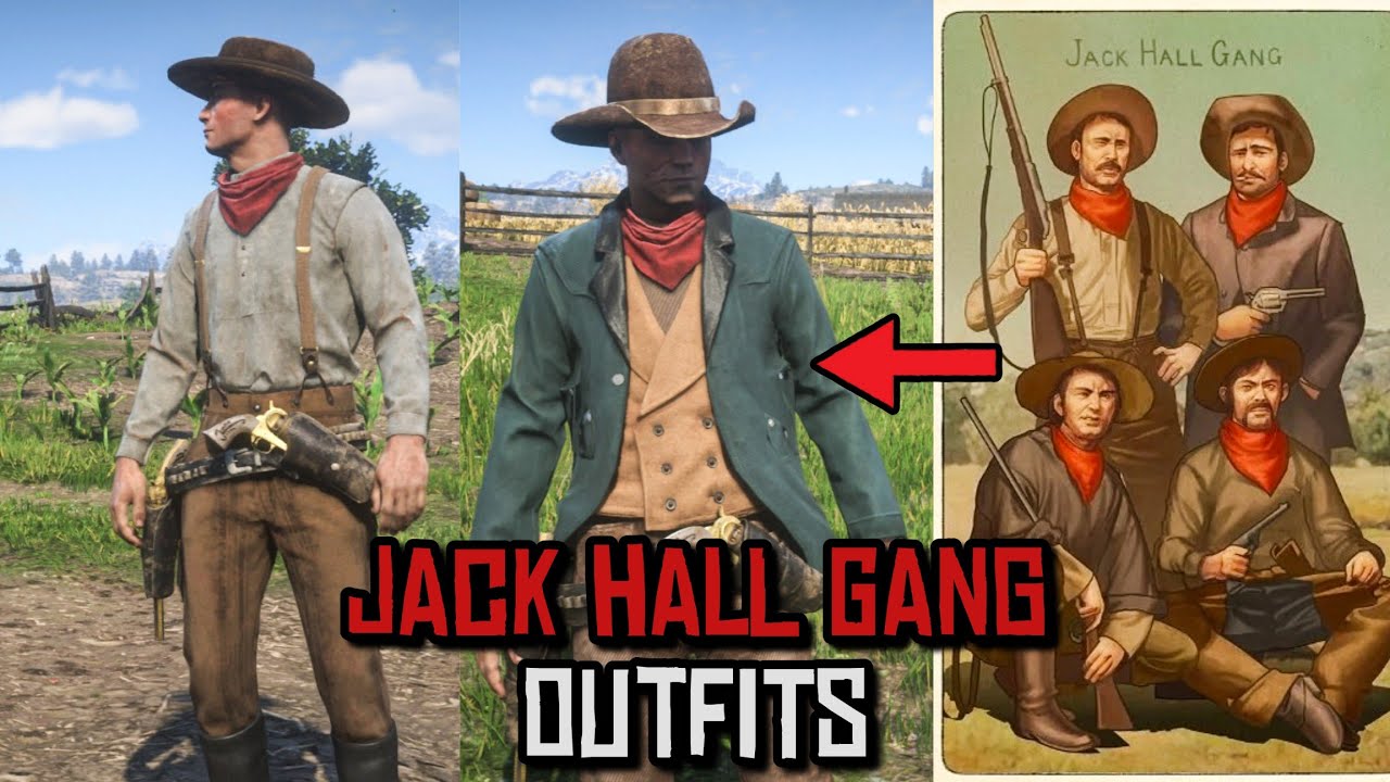 Red Dead Online Famous Gunslingers Outfits #2 [ Jack Hall Gang Outfits ...