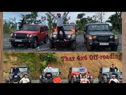 Thar Offroading video#offroading #tharlover @harshitbalutiavlogs @sqv ...