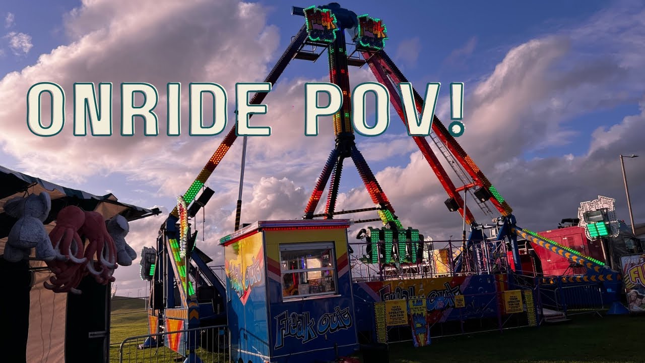 Henry Studt Freak Out On Ride POV - Aberavon Fun Fair 2024 - YouTube
