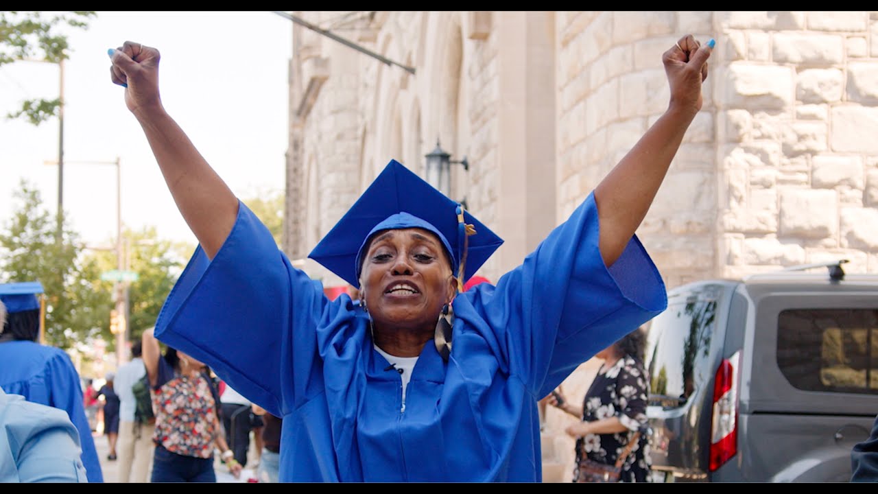 Ms. Betty's 51 year journey to a high school diploma - YouTube