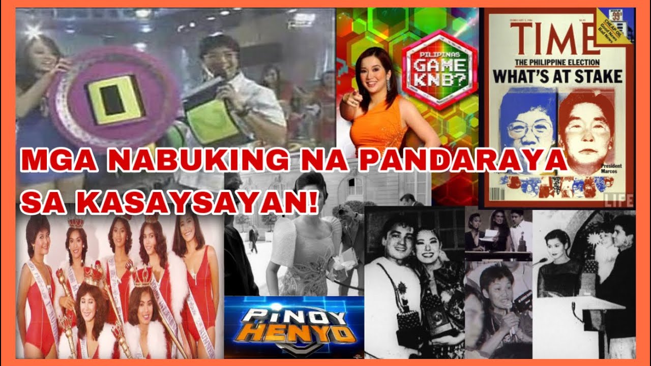 MGA NABUKING AT KONTROBERSYAL NA PANDARAYA SA KASAYSAYAN NG PILIPINAS ...