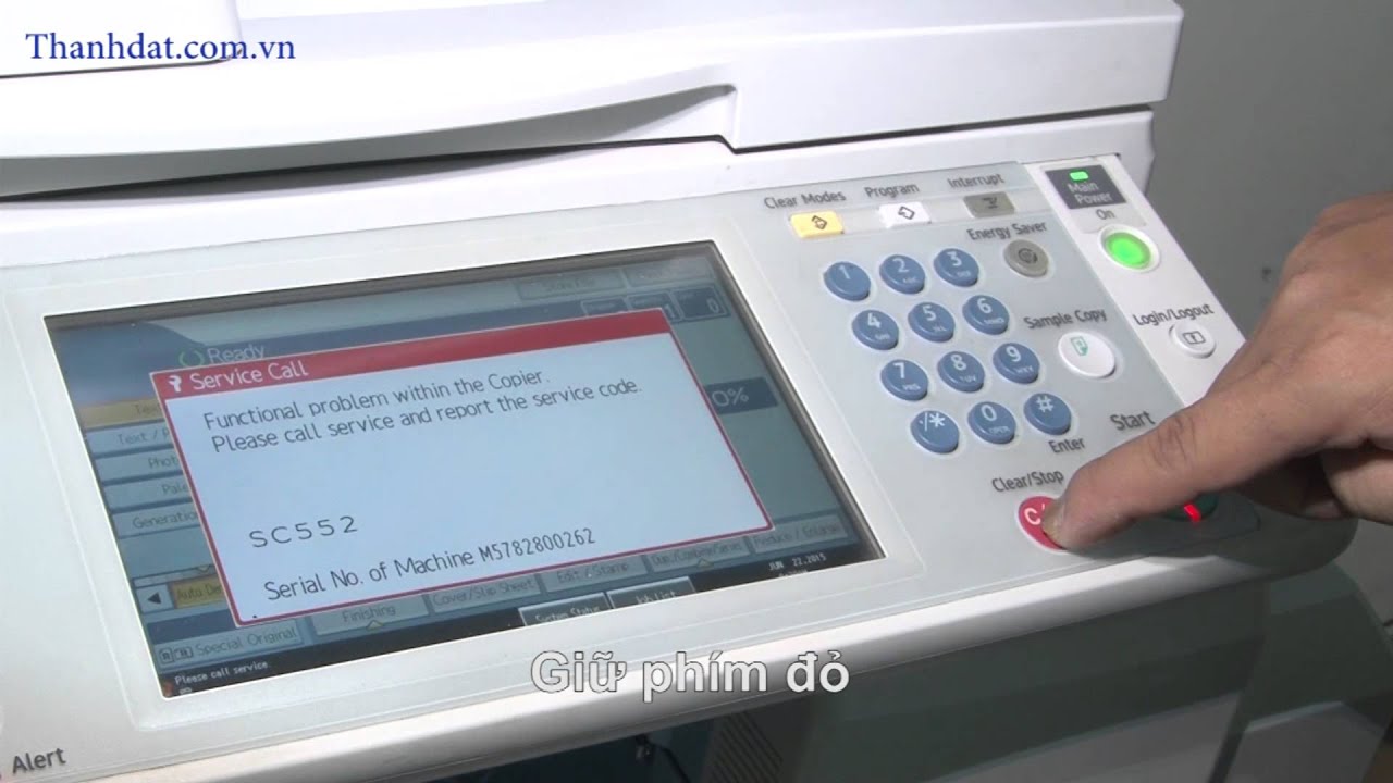 Hướng dẫn xóa lỗi Call for Service trên máy photocopy Ricoh - http ...