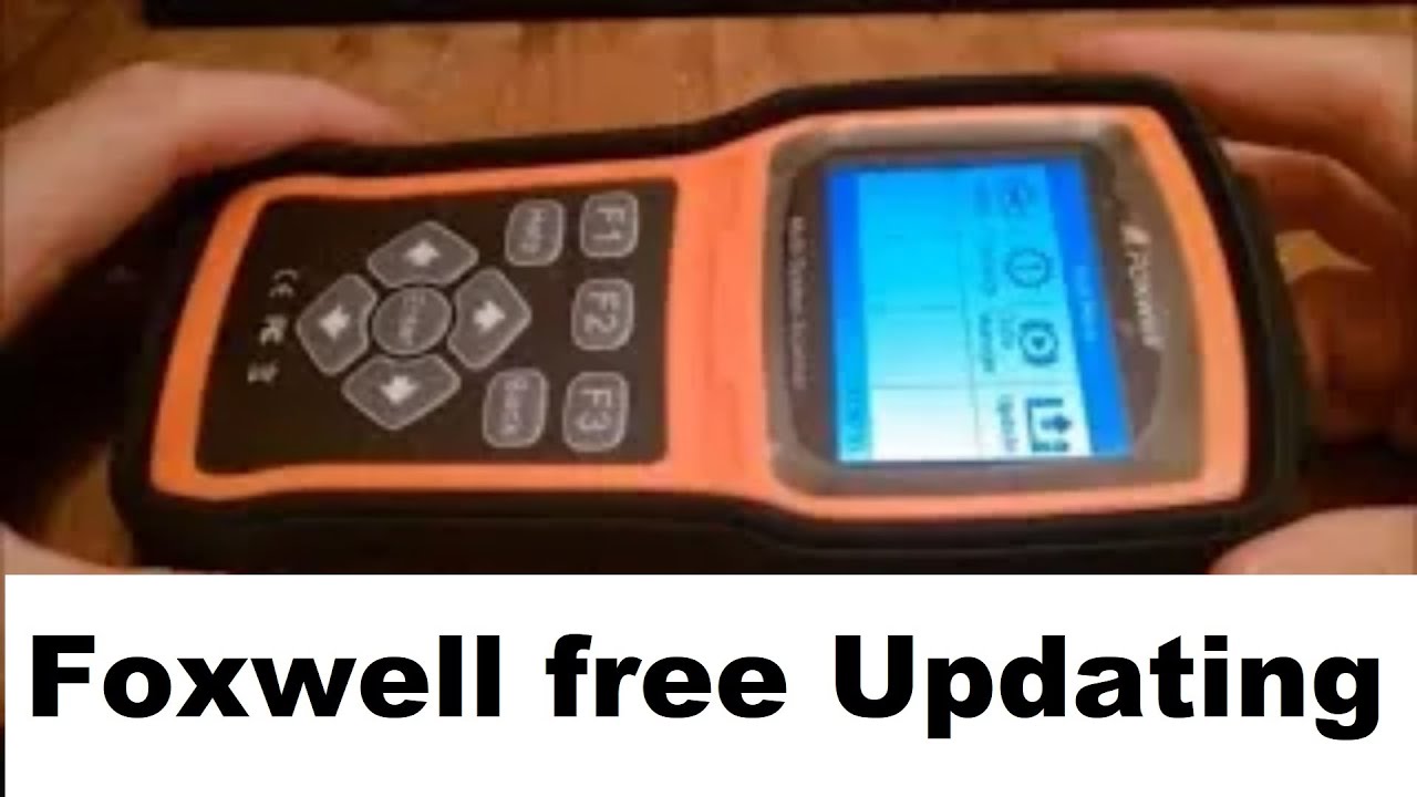 Foxwell Updating the scanner - YouTube