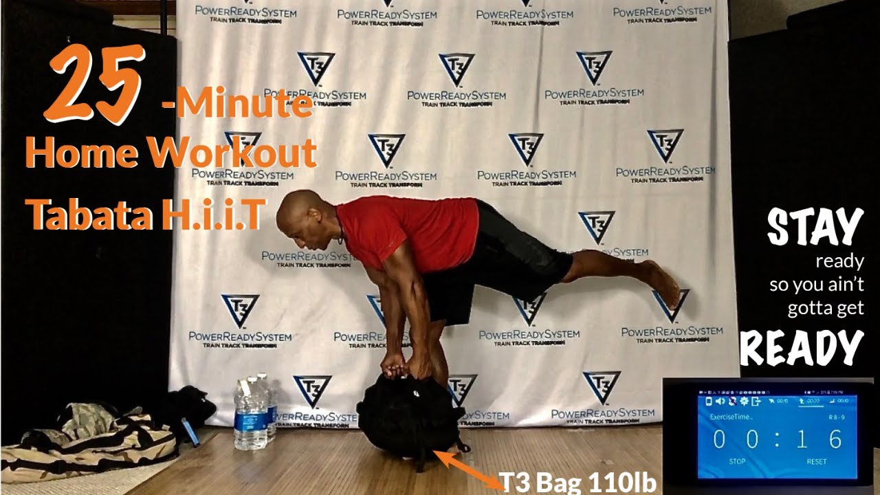 T3 Bag Total Body Home workout with Progressions - YouTube