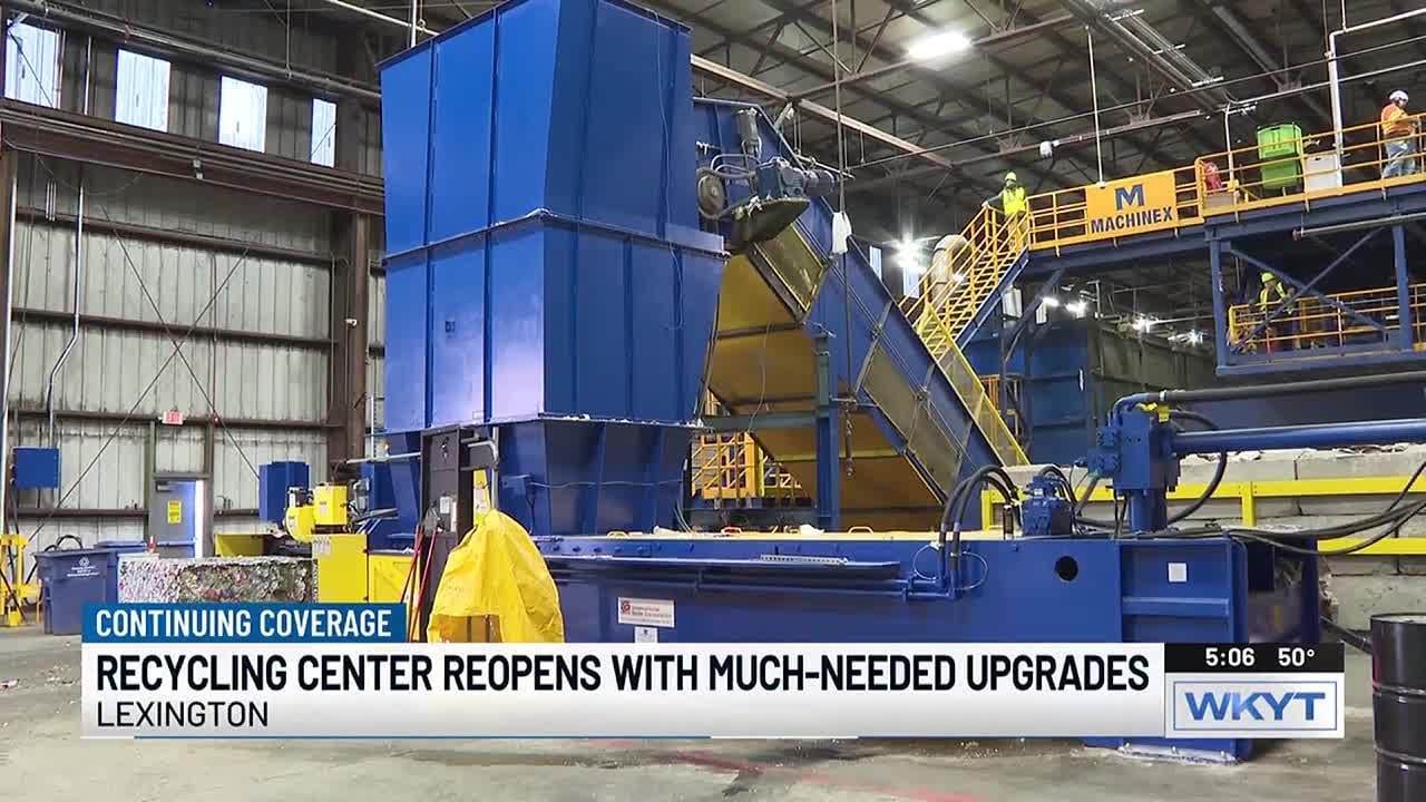Lexington Recycling Center’s new equipment to help with influx of ...