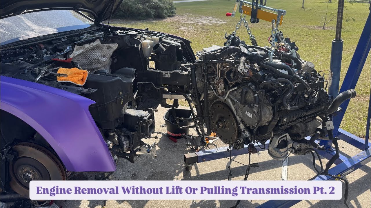 Audi 4.0T Engine Removal Without Lift Audi S8 (Part 2) - YouTube