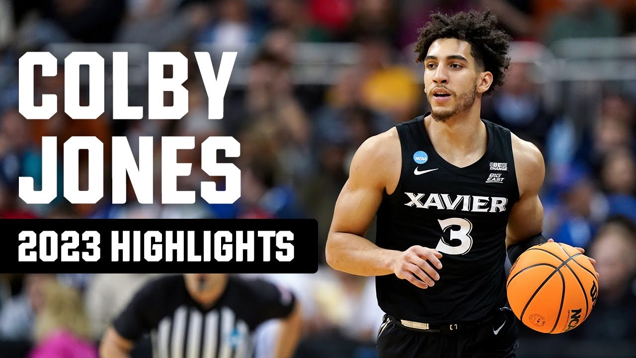 Colby Jones 2023 NCAA tournament highlights - YouTube
