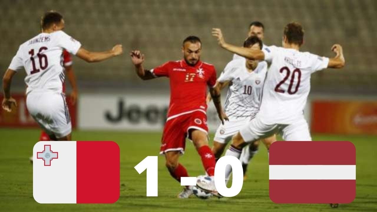 malta vs latvia 1-0 highlights | latvia vs malta 0-1 extended ...