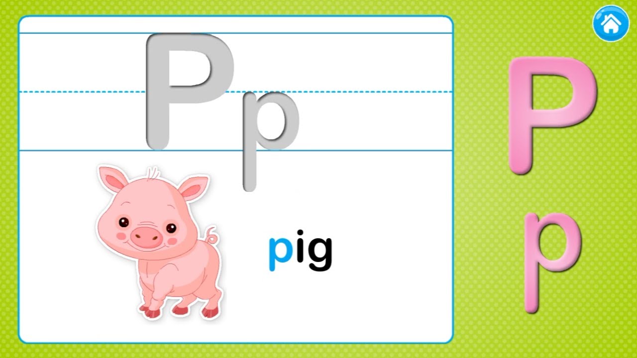 Letter P | Alphabet Puzzles | 22Learn | Fun for Toddlers and Kids - YouTube