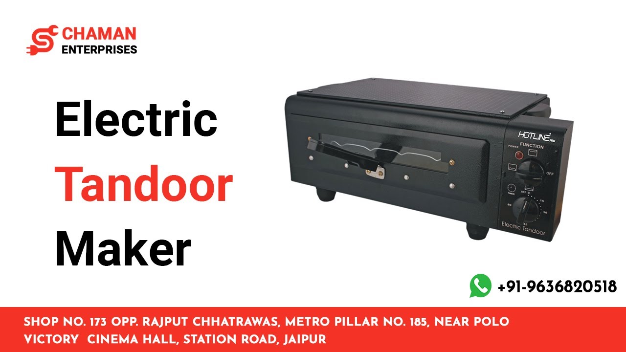 Best Electric Tandoor | Electric Tandoor Machine | Tandoori Maker - YouTube