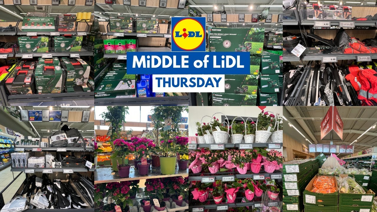 NEW IN MIDDLE OF LIDL THIS WEEK THURSDAY 27 MAR 2025 | LIDL HAUL ...