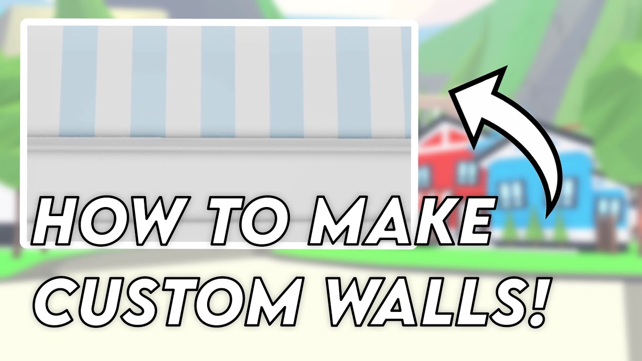 How to make custom wallpapers in Adopt me Roblox! / Build hacks ...