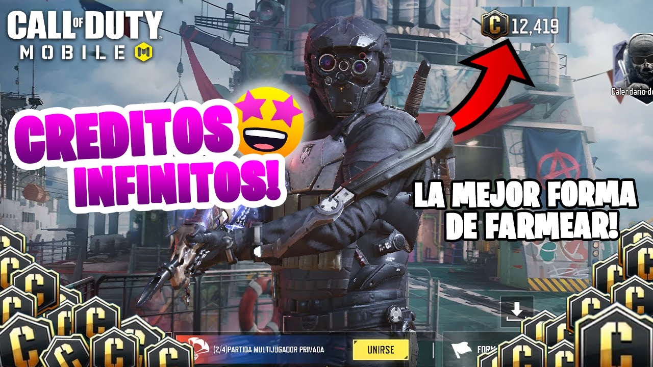 FARMEA DE FORMA INFINITA CREDITOS LA MEJOR FORMA! COD MOBILE | Dimitry ...