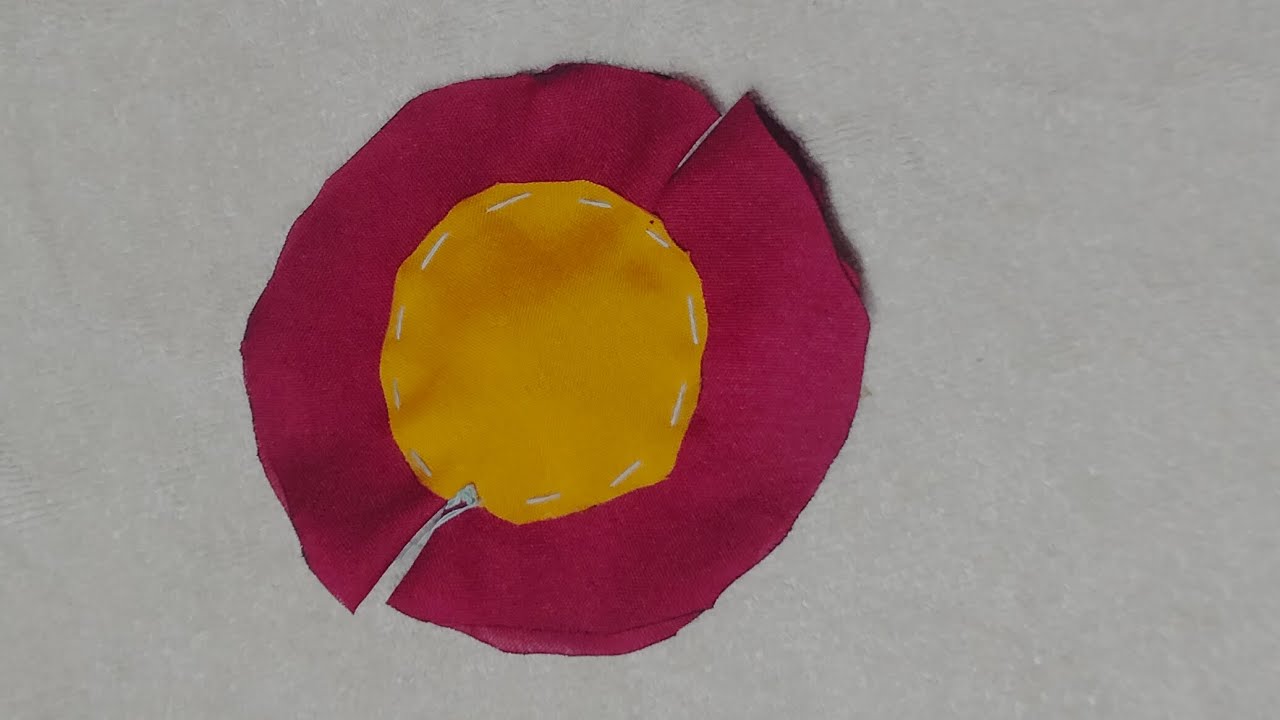 Fabric flower. How to make fabric flowers. diy cloth flower ...