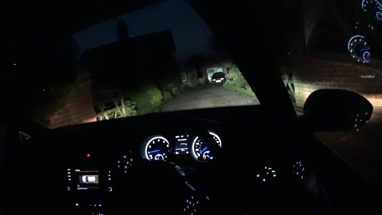 2016 vw golf r dsg race mode night lights - YouTube
