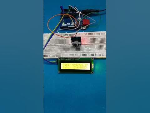 Arduino Digital Clock Using DS3231 RTC and LCD Display #shorts - YouTube