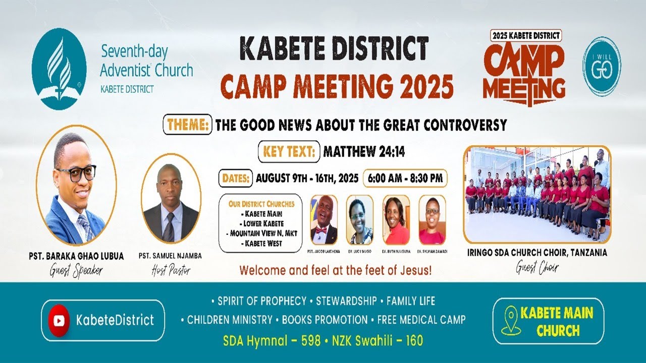 KABETE DISTRICT CAMP MEETING 2025 II Day 1 - YouTube
