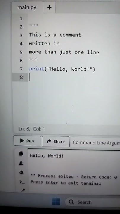 Multiline Comments In Python Python Coder Programming Coding