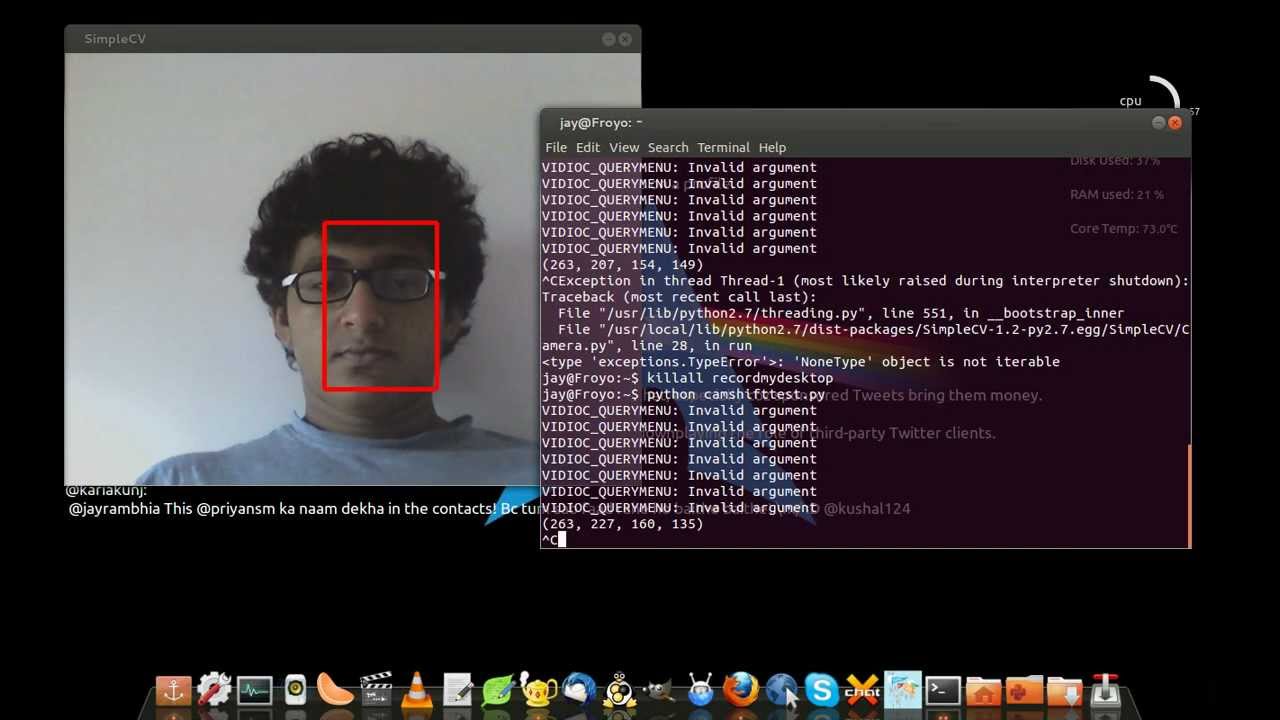 Tracking With Camshift Youtube