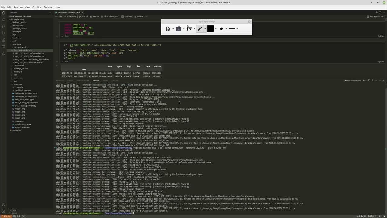 Logical Algorithmic Trading with Python - Maximizing Profit Targets (Average Daily Range)💰 #btc ...