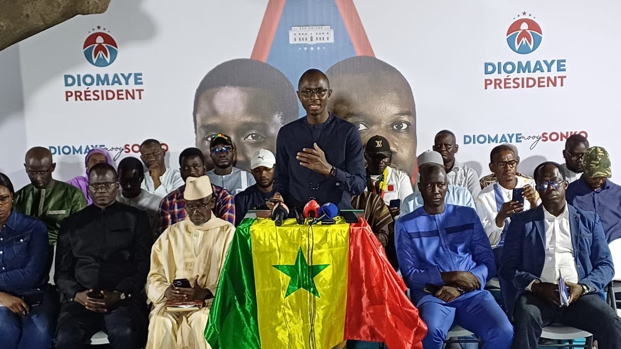 ConfÉrence De Presse Des Leaders De La Coalition Diomaye PrÉsident