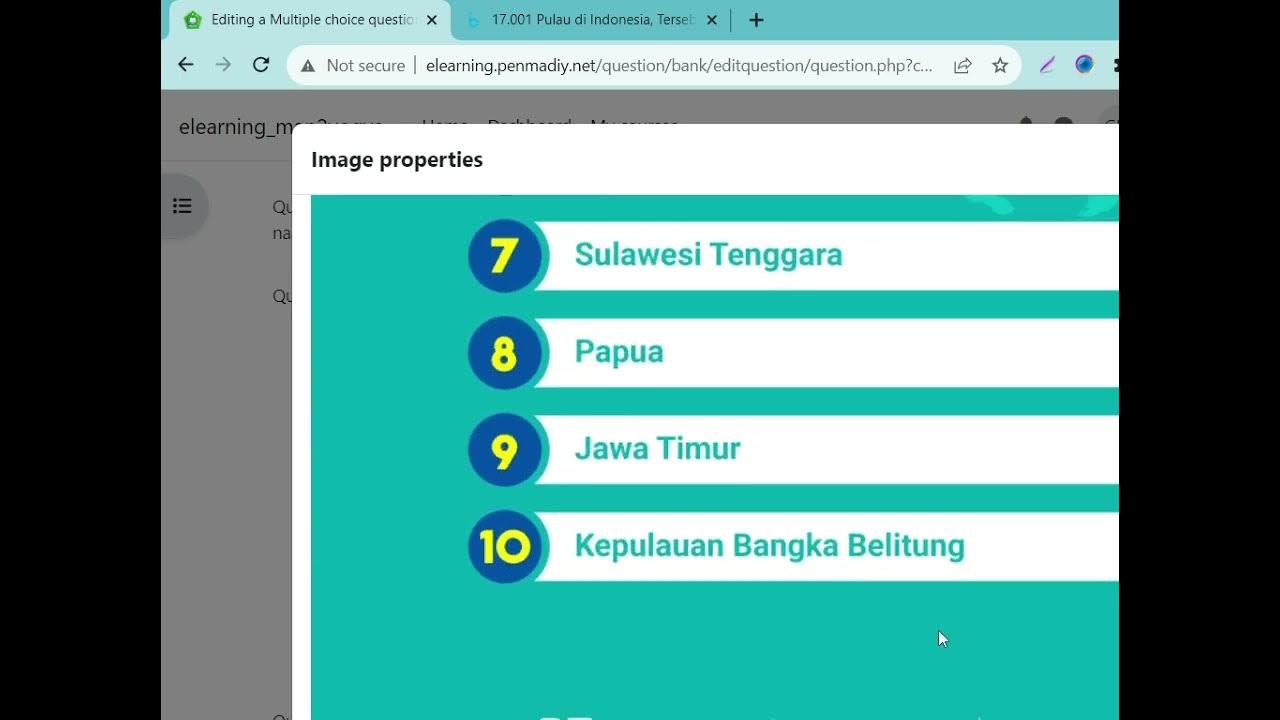 Menyiapkan course dan menambahkan bank soal moodle 4.2 - YouTube