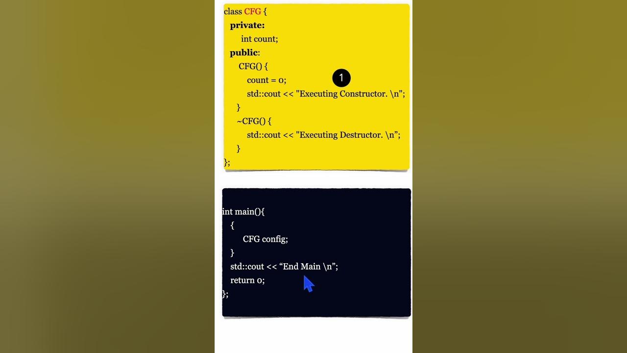 What Are Constructor And Destructor In C Programming Objectorientedprogramming Youtube