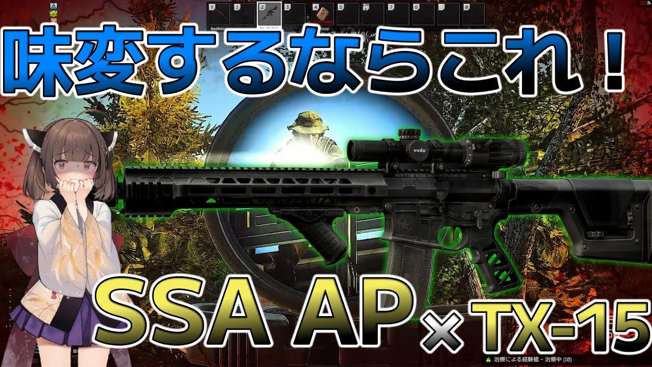 【タルコフ】 TX-15 幻の弾SSA APが5ミリとは思えないくらい強すぎた！！ 【EFT】 【VOICEROID実況】 - YouTube