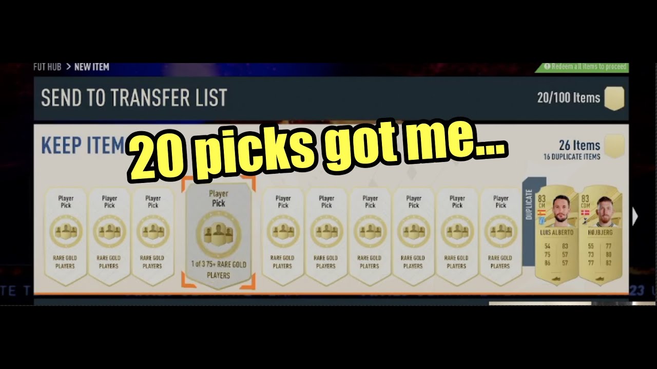 20 player picks 🔥 during Winter Wild Card Promo!! Do these now! -Fifa ...