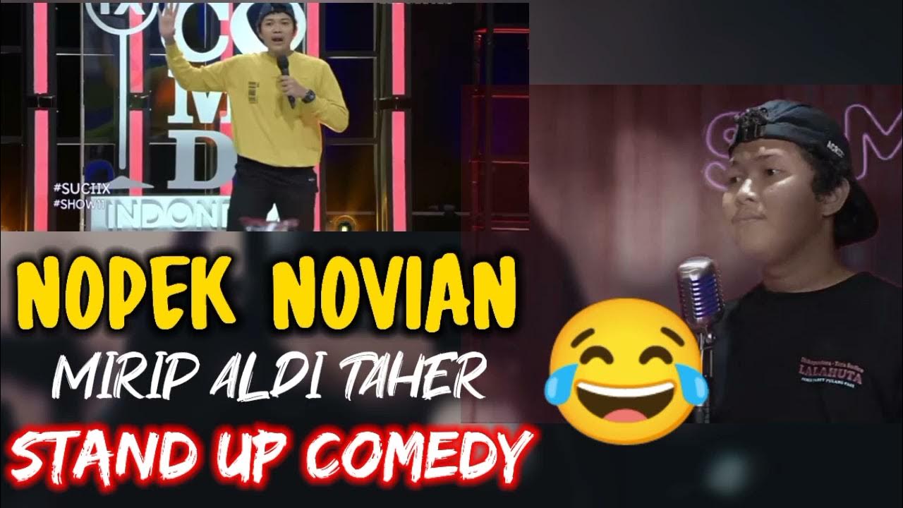 NOPEK NOVIAN STAND UP COMEDY//MIRIP ALDI TAHER😁 #livyrenata - YouTube