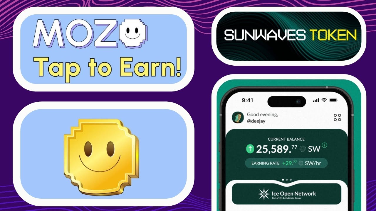 MOZO Y SUNWAVES TOKEN// INICIA EN ETAPA TEMPRANA 🧐📝💫 - YouTube