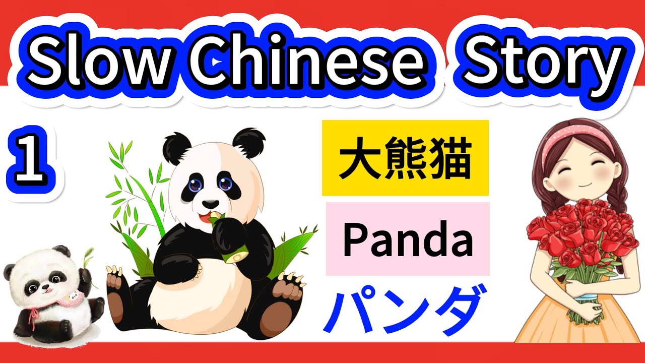 Learn Chinese-About Panda-slow chinese story #learnchinese#中国語勉強 ...