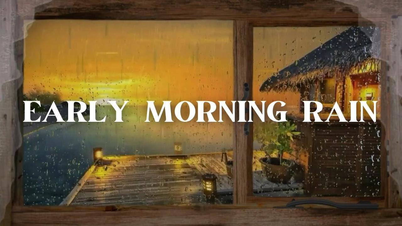 Early Morning Rain With Thunderstorm Music - Focus For "5 Minutes ...