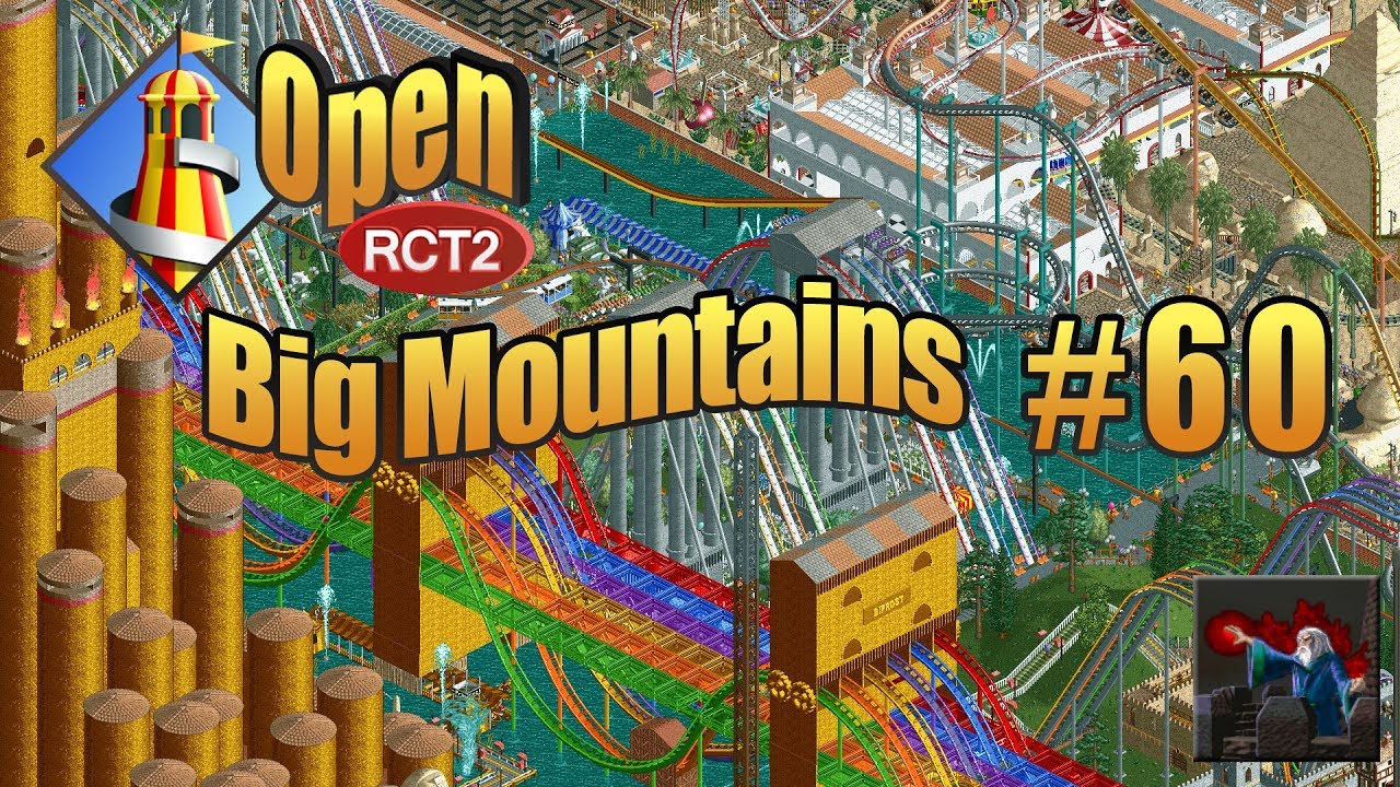 Let's Play OpenRCT2 (Big Mountains) - Ep. 60: SUSPENDED MONORAIL - YouTube