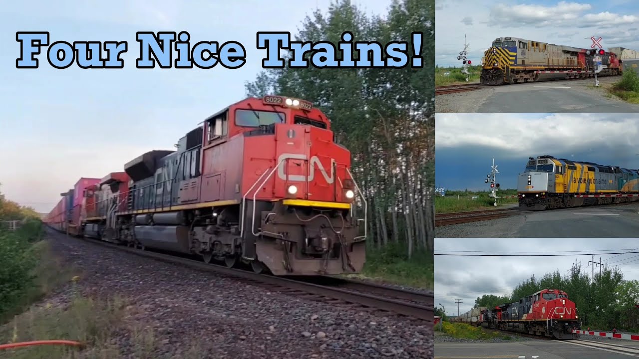 4 Epic Trains w/ Ex-CREX Thundercab Leaders, Great K5LLA, VIA K3L ...