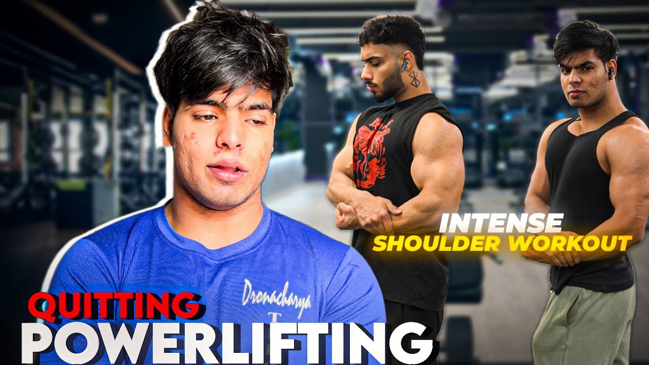 Quitting powerlifting & Workout with @MANNULIFTS - YouTube