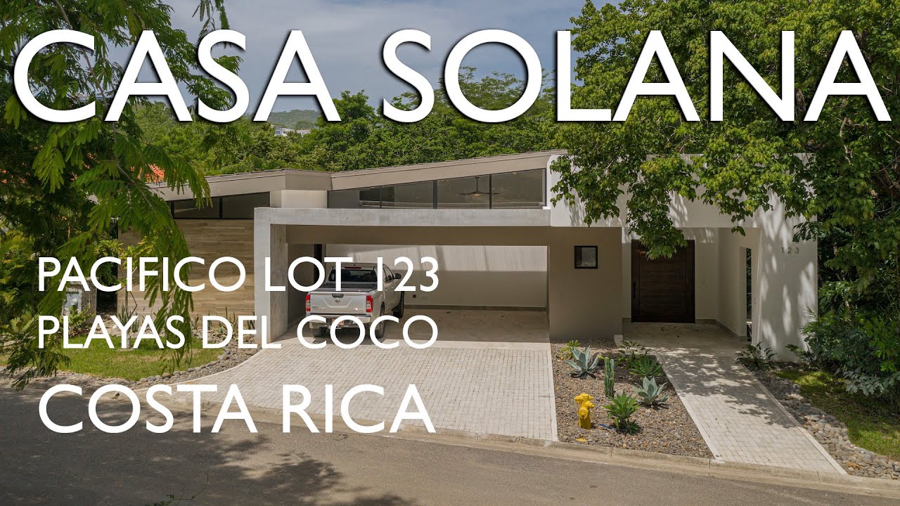 FOR SALE Casa Solana Pacifico Lot 123, Playas del Coco, Guanacaste, Costa Rica. - YouTube