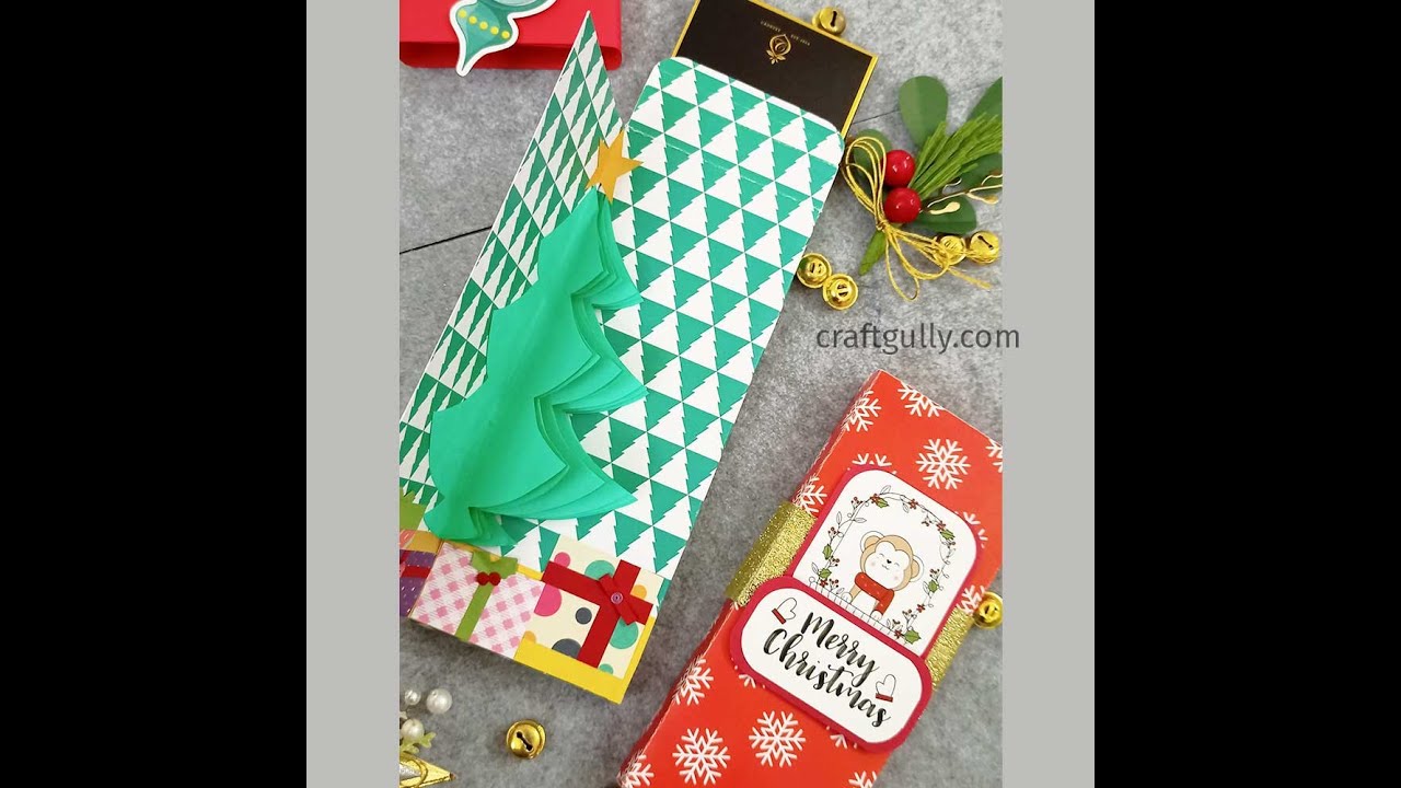 pop up gift box using free template - YouTube