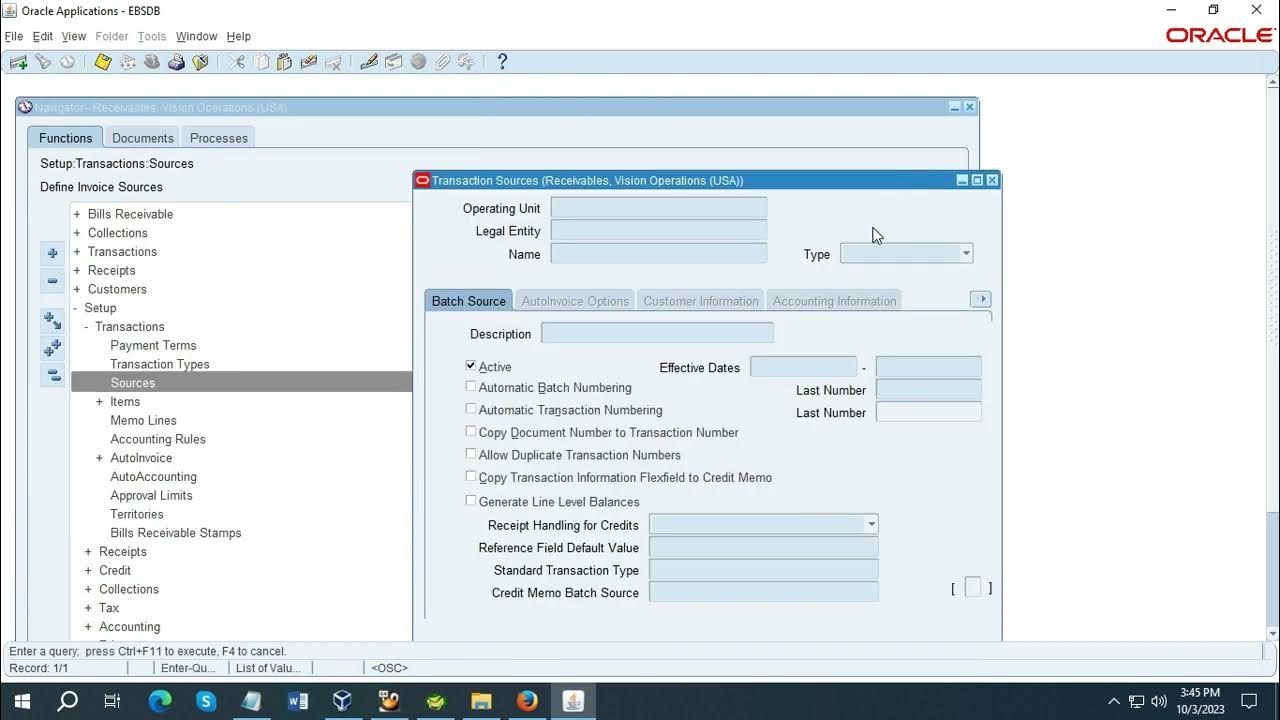 When Auto Invoice fails in O2C process AR Oracle EBS - YouTube