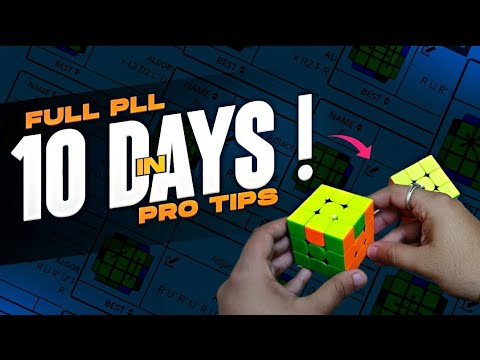 Learn Full Pll In 10 Days🔥(PRO TIPS)||How to learn 21 Algorithms Of ...