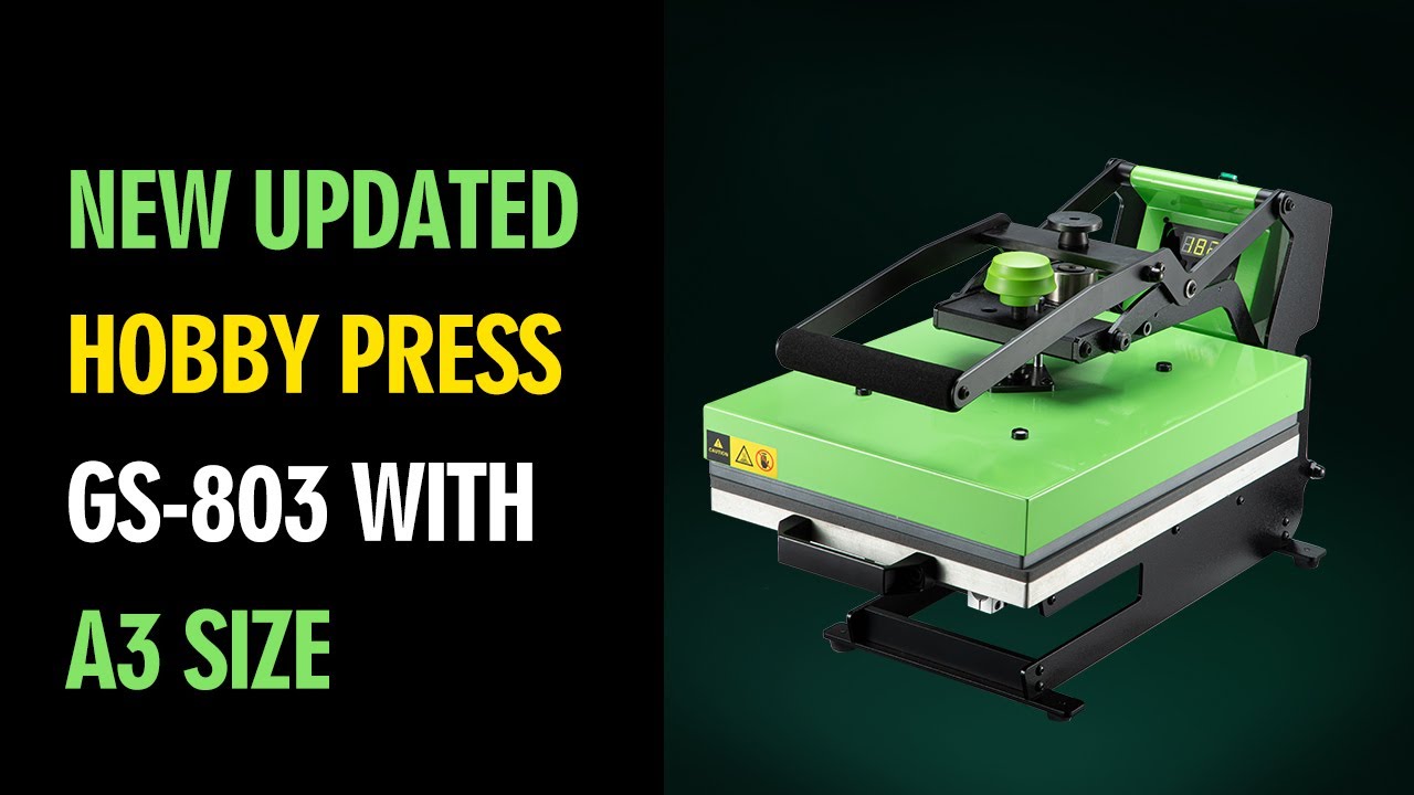 Sublimation Hobby Press Machine | Table size | Multipe functions - YouTube